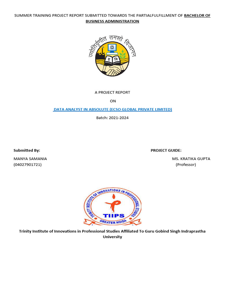 Data Analyst in Absolute (Ecso Global Private Limited) | Download Free ...