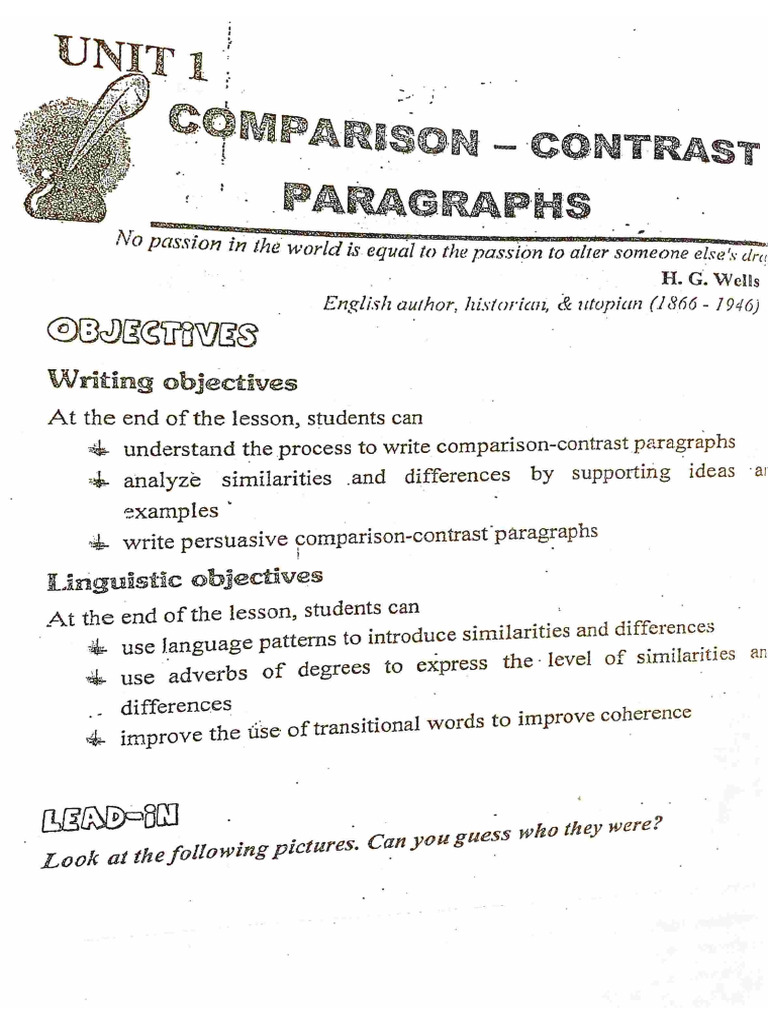 Compare & Contrast | PDF
