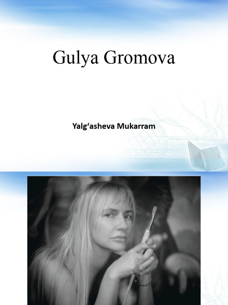 Gulya Gromova | PDF