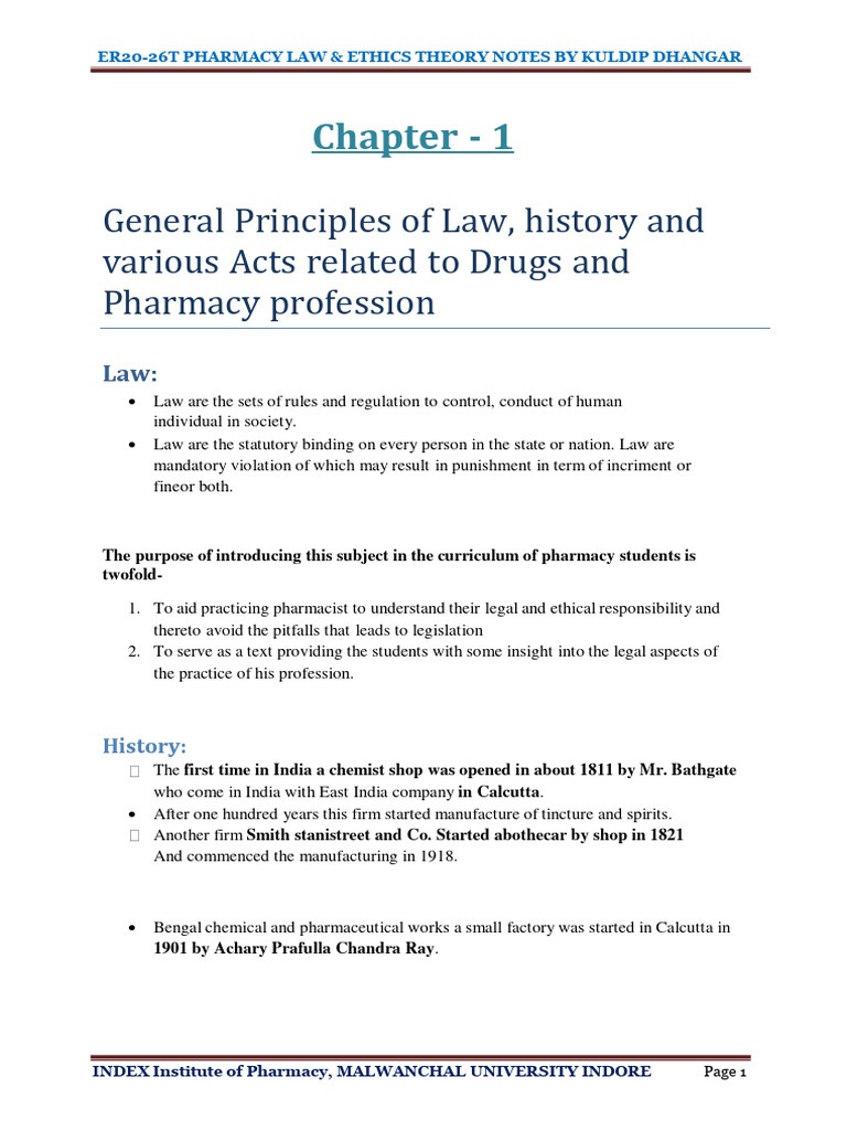 Er20-26t Pharmacy Law & Ethics | PDF | Pharmacist | Pharmacy