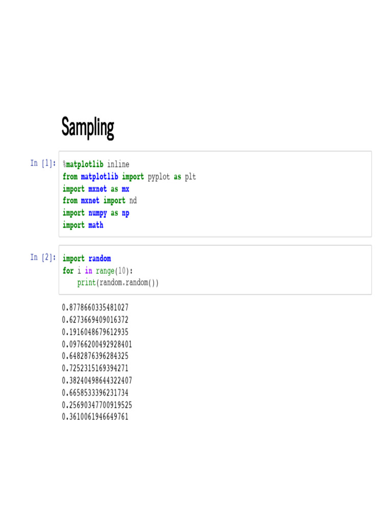 Sampling | Download Free PDF | Variance | Normal Distribution