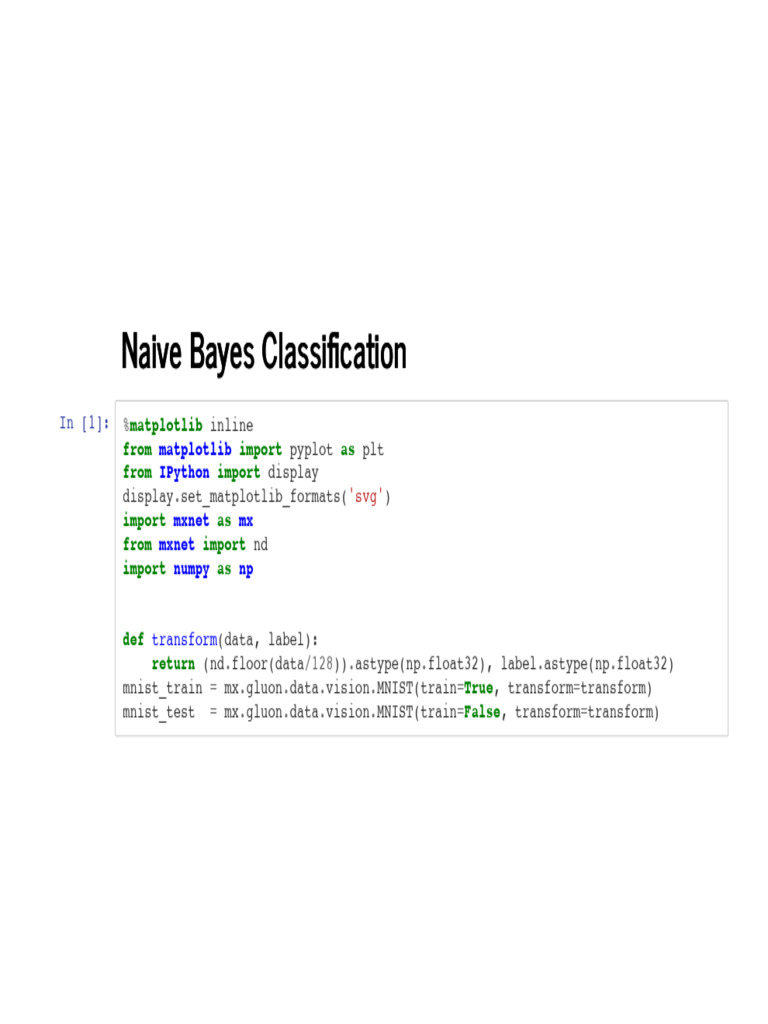 Naive Bayes | PDF | Computer Programming | Applied Mathematics Naive Bayes | PDF | Computer Programming | Applied Mathematics
