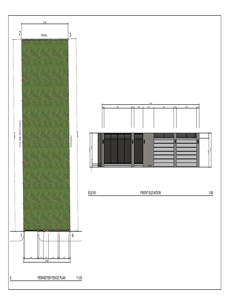 Perimeter Fence Plan | PDF