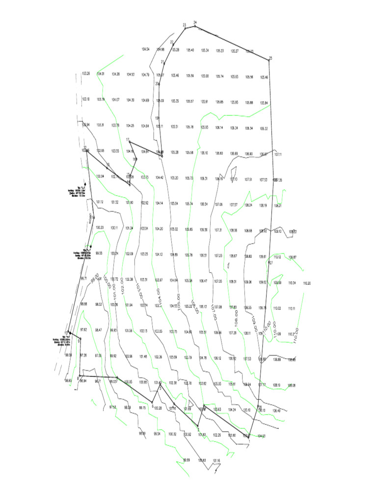 Topographic Survey For Lot 2740 2013 Model | PDF