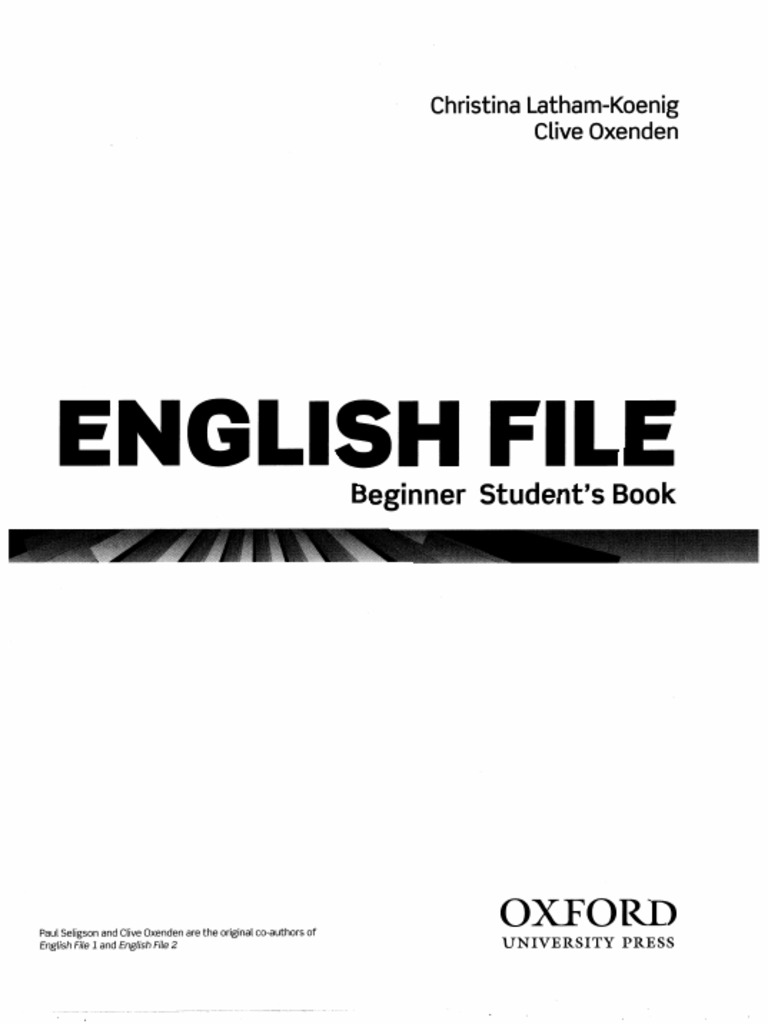English File 3rd Edition Beginners Student's Book | Download Free PDF ...