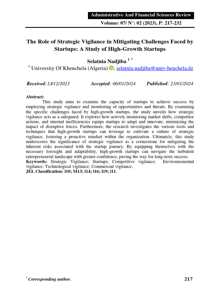 the-role-of-strategic-vigilance-in-mitigating-challenges-faced-by ... the-role-of-strategic-vigilance-in-mitigating-challenges-faced-by ...