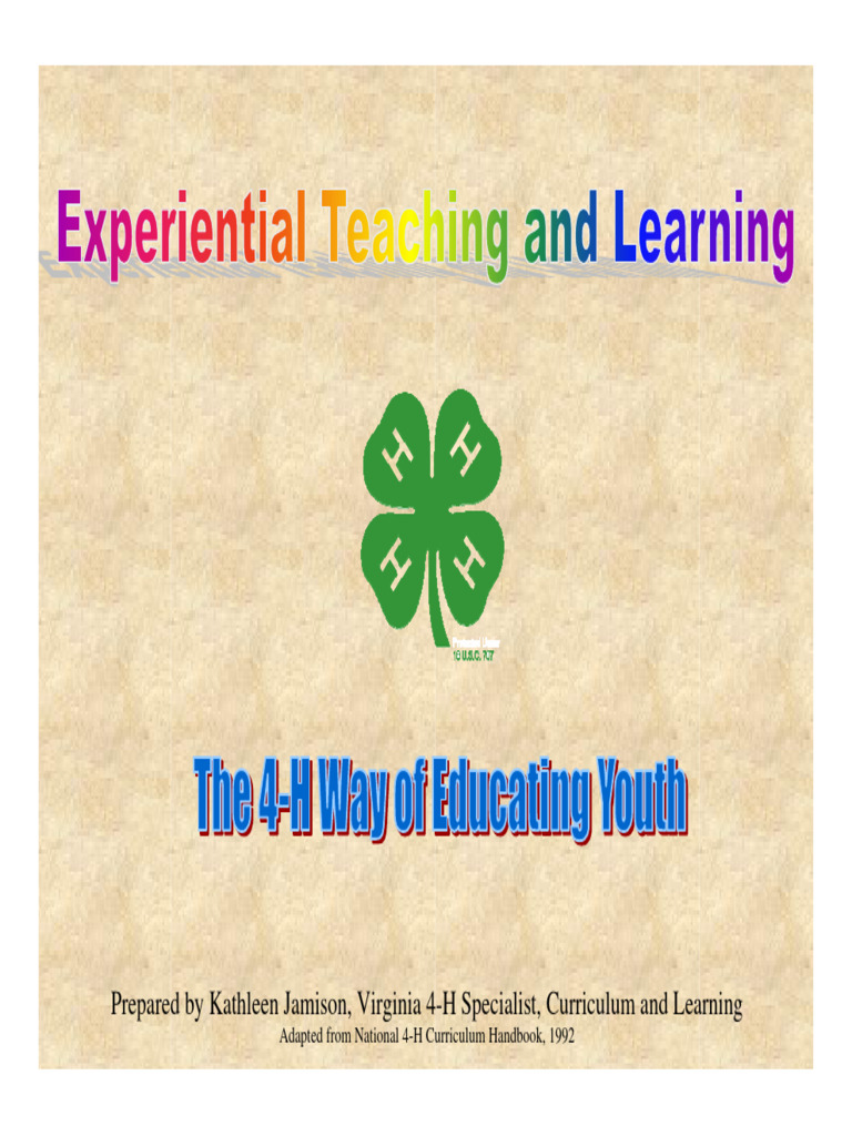 Experiential Learning | PDF | Experience | Learning