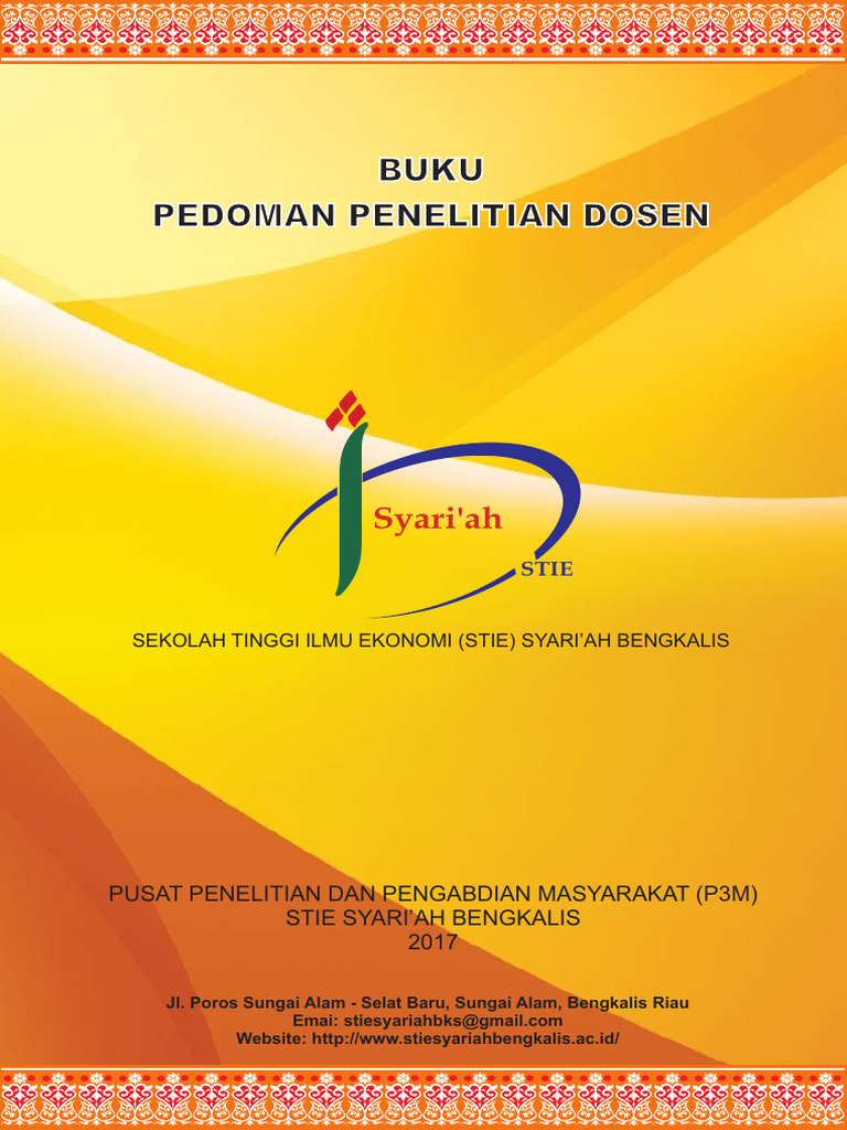 Contoh-Pedoman Penelitian | PDF