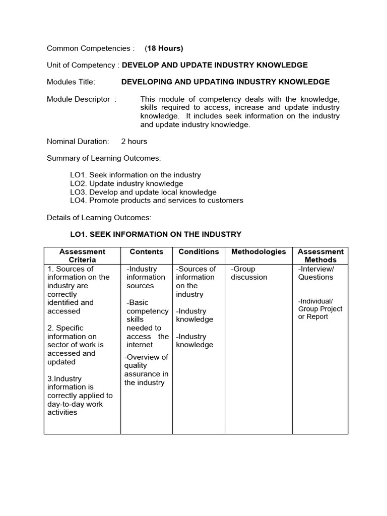 Common Competencies | PDF | Communication | Computer Hardware