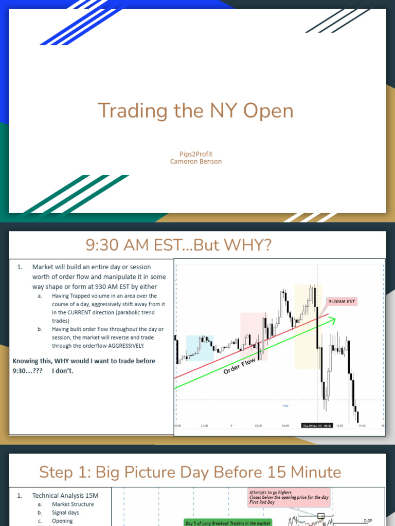 Trading NY Open | PDF
