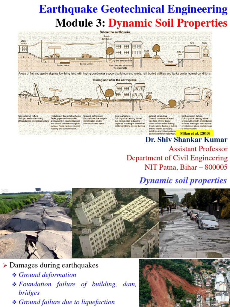 Module-3a - Dynamic Soil Properties-Part-I | PDF | Seismology | Waves
