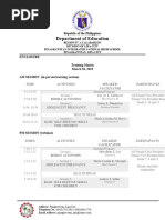 Nutrition Month Culmination Program | PDF