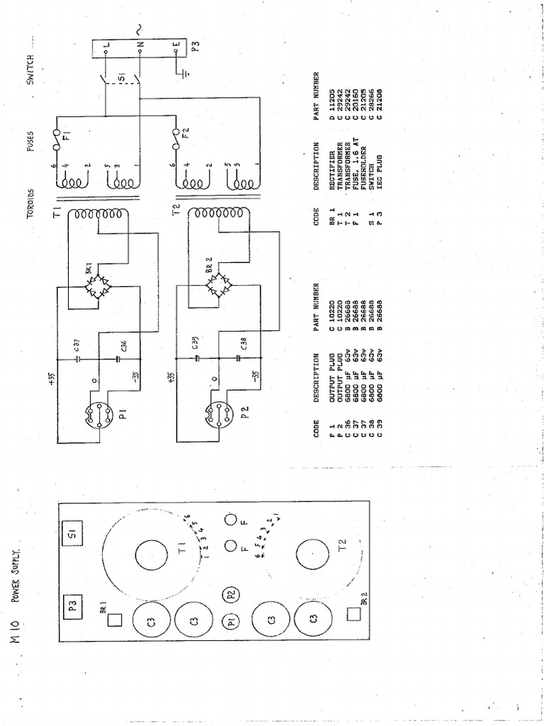 m10 Active Loudspeaker Circuit Diagram | PDF