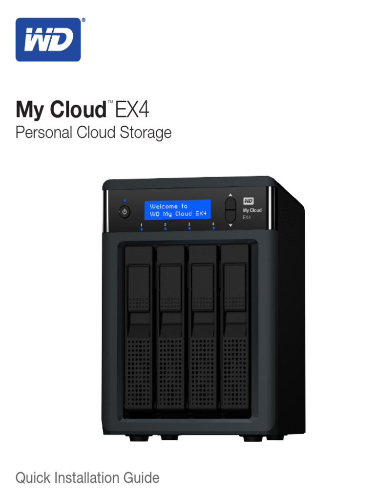 4079-705125-My Cloud EX4 Guia Rapida | PDF | Computer Science | Computer Data