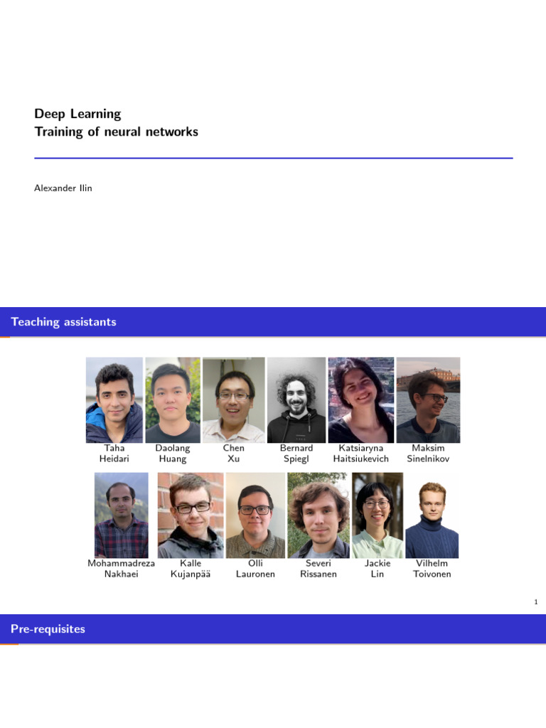 01 Intro Slides | Download Free PDF | Deep Learning | Logistic Regression