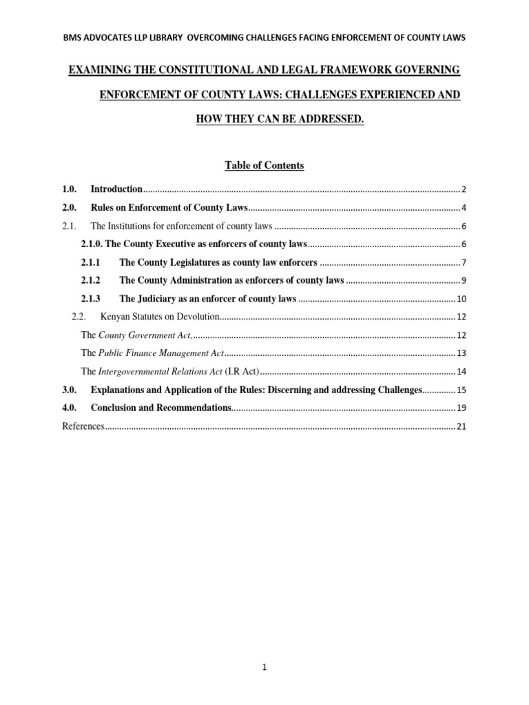 Overcoming Challenges Facing Enforcement | PDF | Rule Of Law | Judge