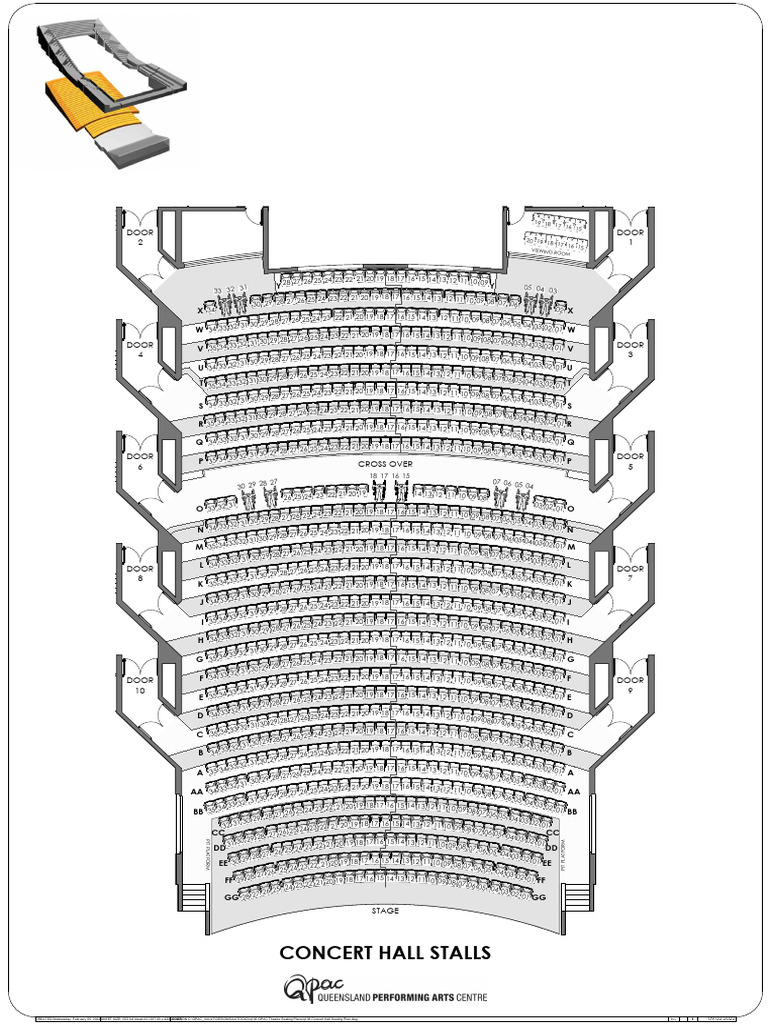 Concert Hall Stalls Seating Map v2 Feb24 | Download Free PDF | Autodesk