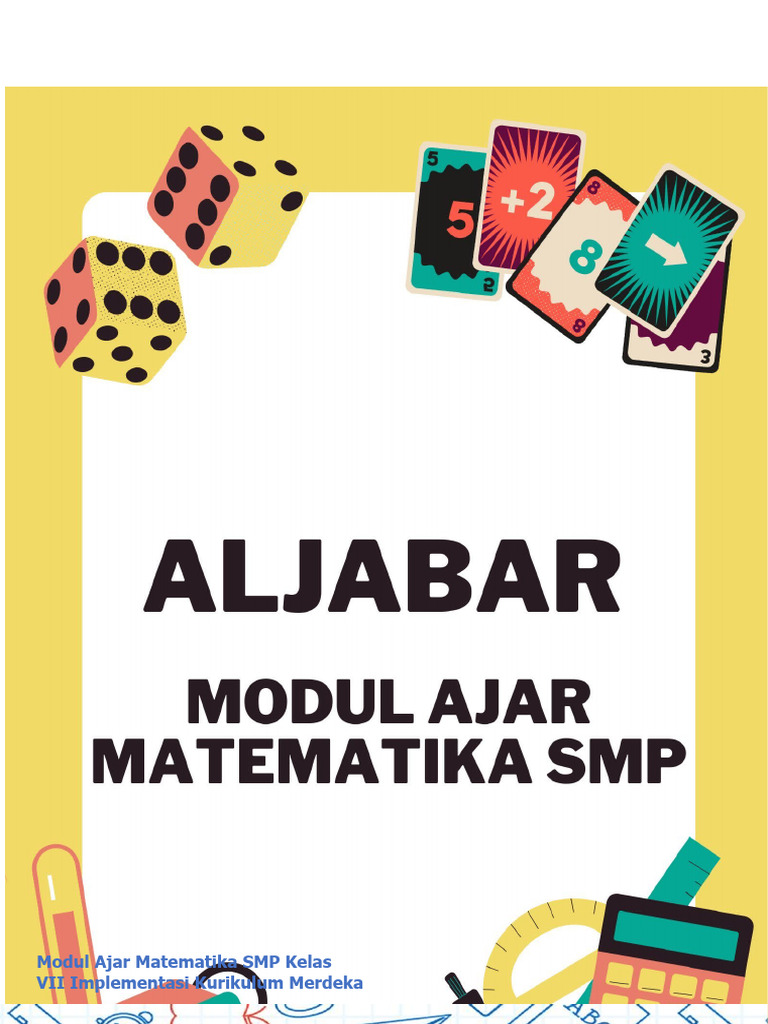 Modul Ajar Matematika SMP Kelas VII Aljabar | PDF