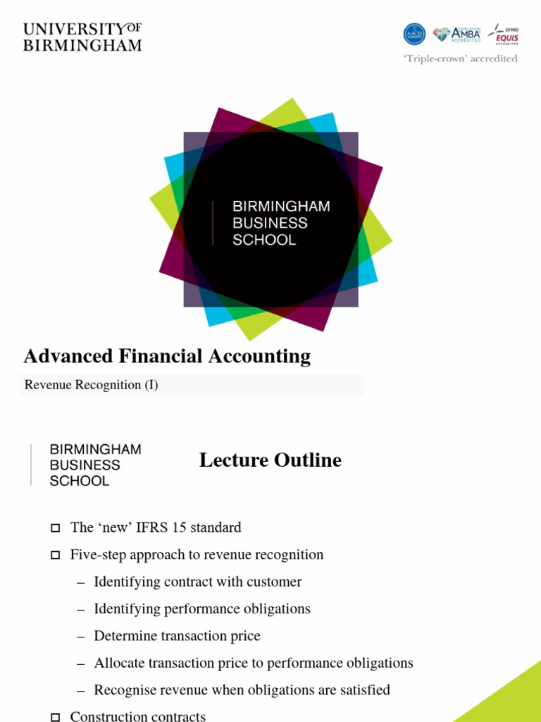 Week 10 Lecture 1 Slides | PDF | International Financial Reporting ...
