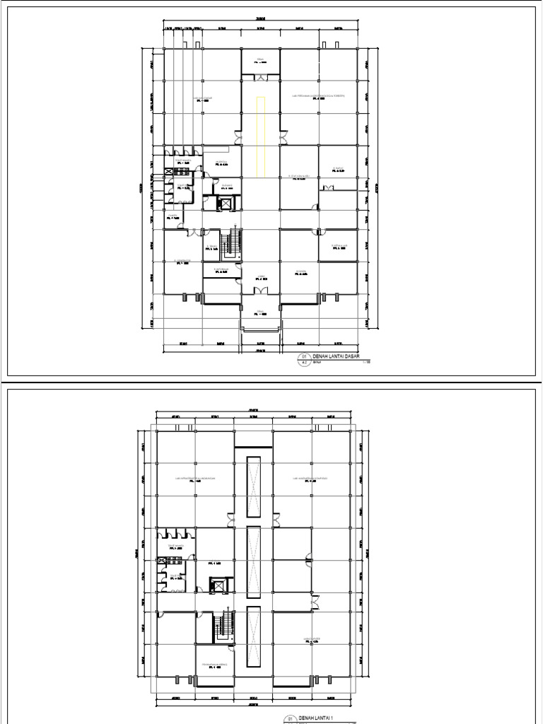 Denah Lab Terpadu | PDF