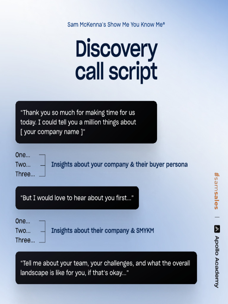 Discovery Call Script | PDF