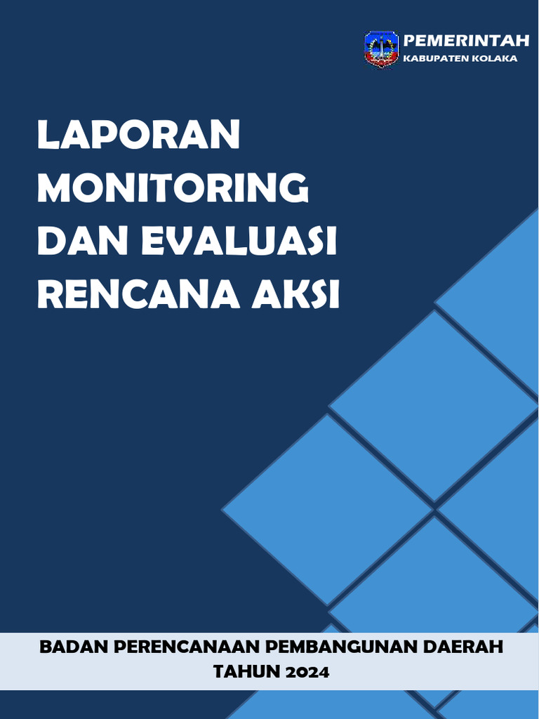 Laporan Monev Rencana Aksi 2024 Bappeda | PDF