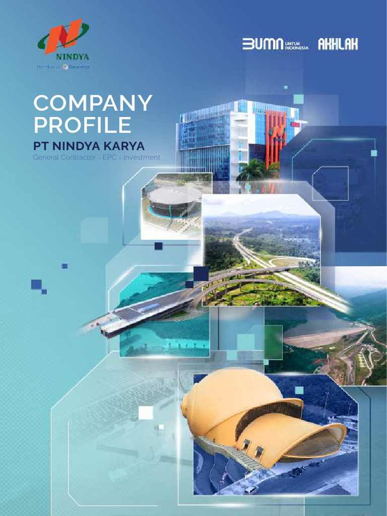 Buku Company Profile PT Nindya Karya | PDF | Bisnis | Pengelolaan Keuangan & Uang