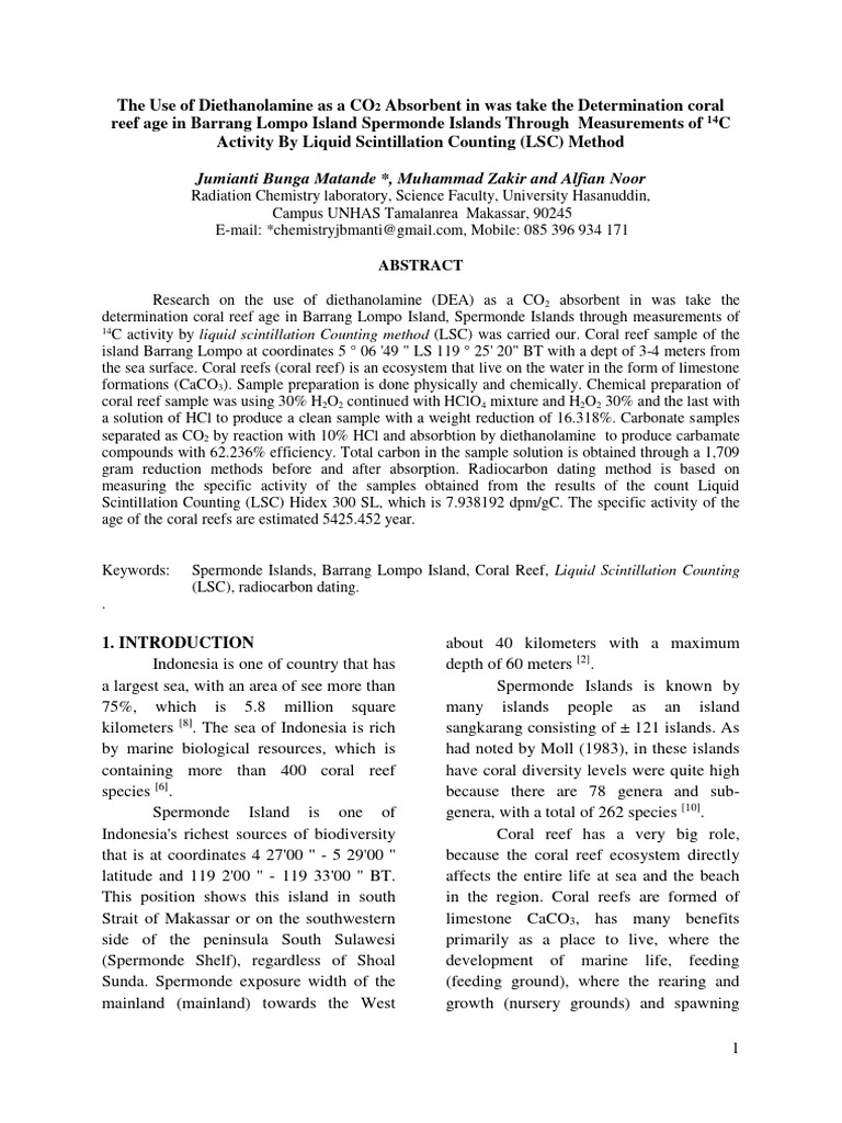 Journal English | PDF | Carbon Dioxide | Radiocarbon Dating Journal English | PDF | Carbon Dioxide | Radiocarbon Dating