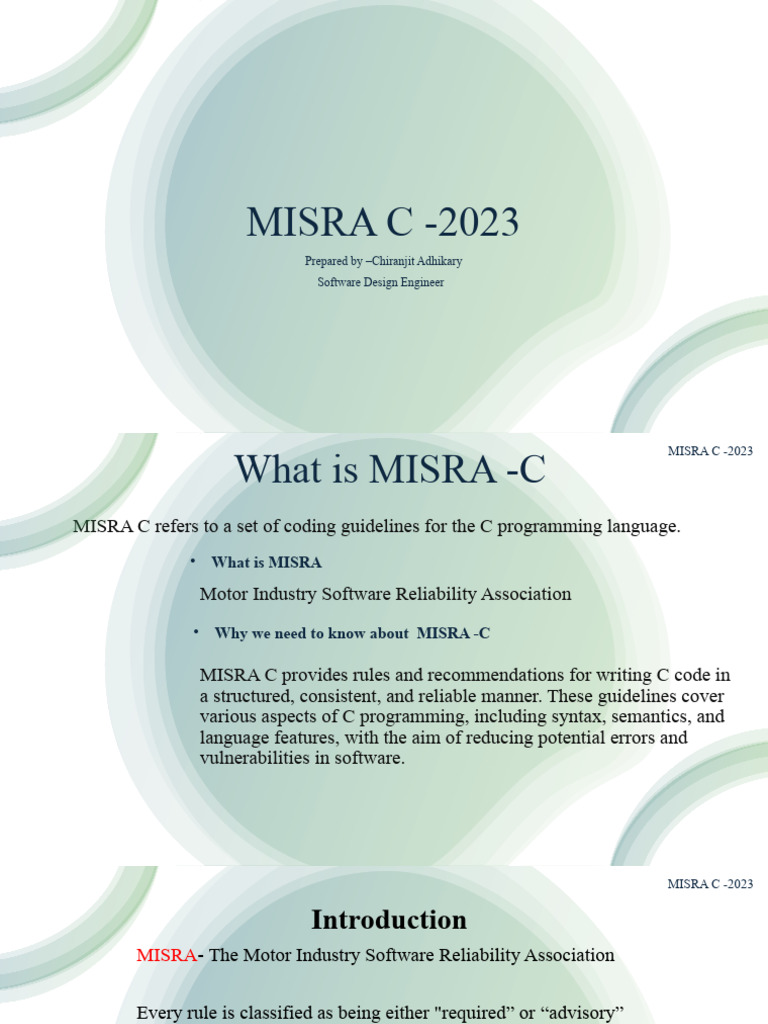 MISRAC-2023 | PDF | Software Engineering | Computing