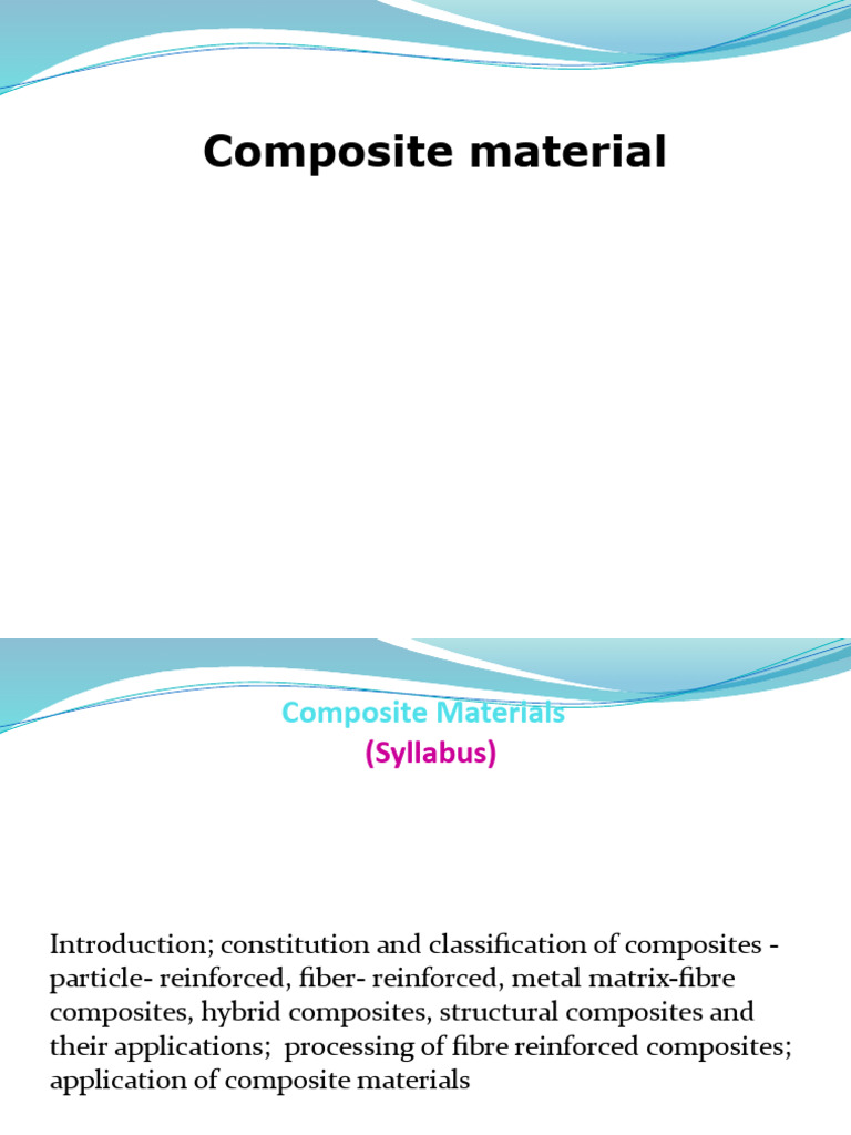 Composite Mat | PDF | Composite Material | Fibers