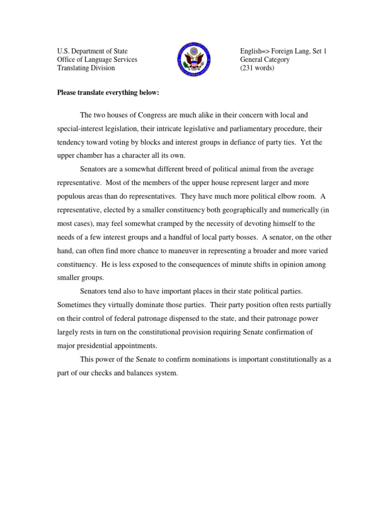 Sample Translation Test English Source Text | PDF | Atmosphere Of Earth ...