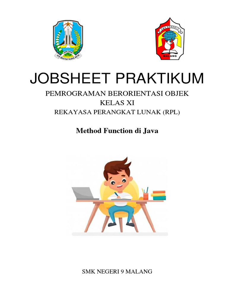 PBO - Pertemuan 12 - Praktik Function Di Java | PDF