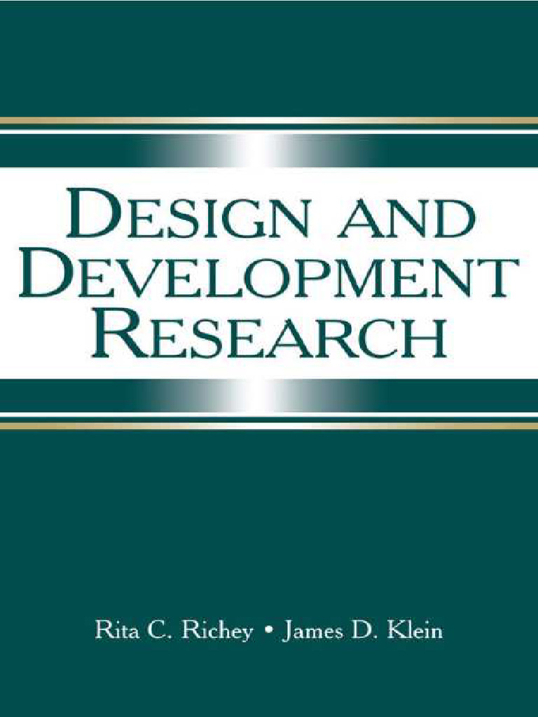 Design and Development Research PDF | PDF