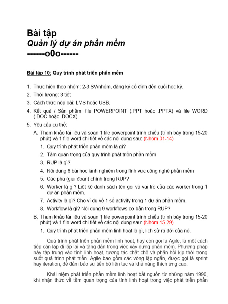 Nhom11 BT10 SCRUM | PDF