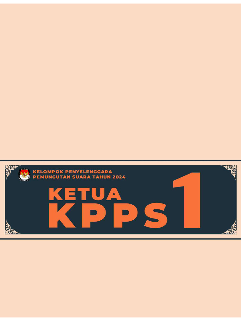 Tulisan KPPS | PDF