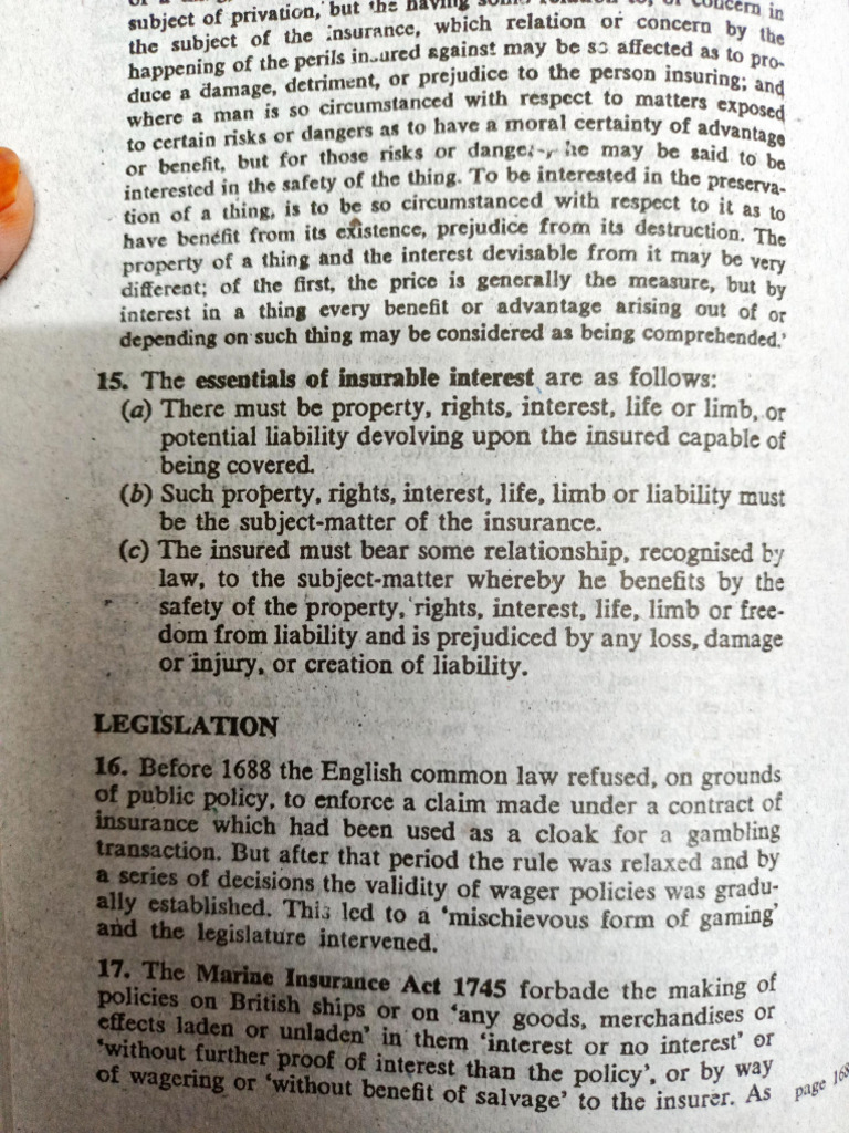 Principles of Insurance | PDF