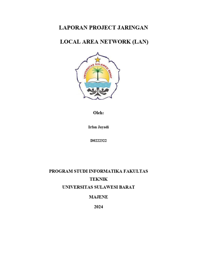 TUGAS UTS Proyek Jaringan Komputer LAN | PDF | Seni | Komputer
