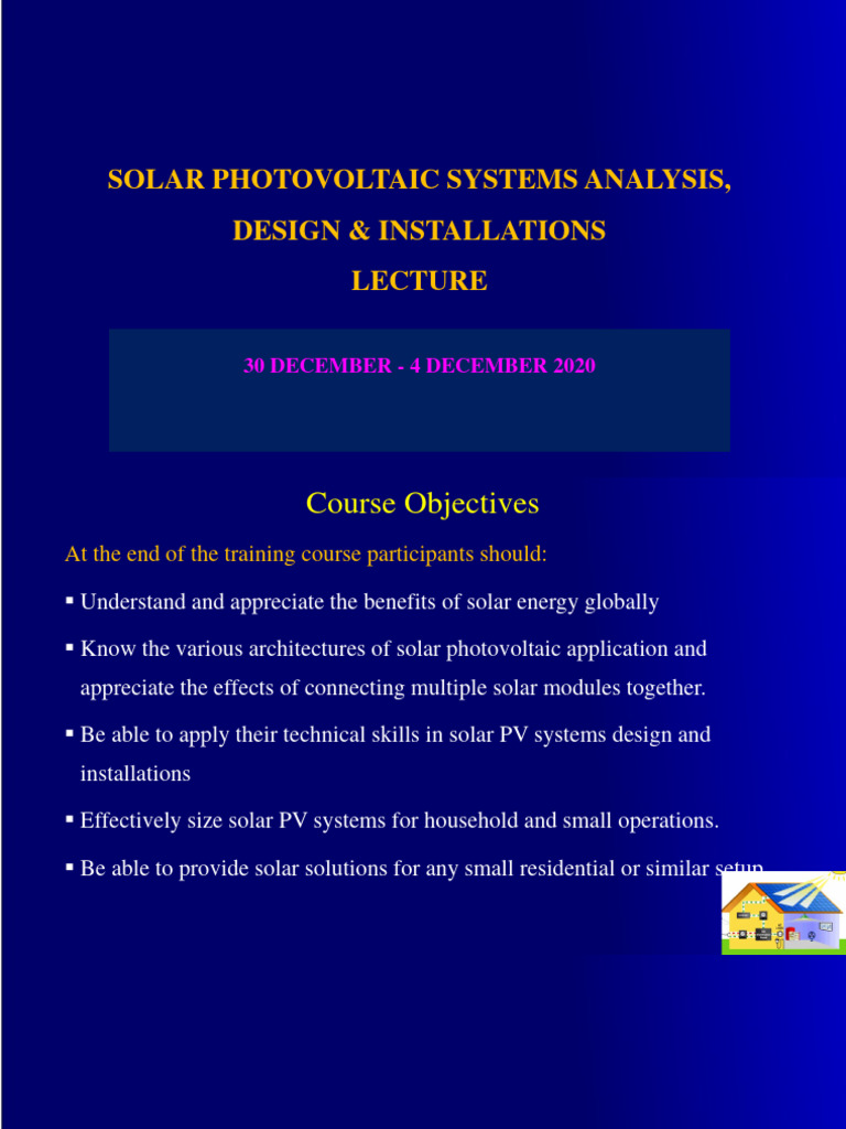 Solar Training | PDF | Solar Power | Thin Film Solar Cell
