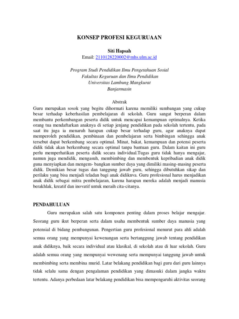 Siti Hapsah Artikel | PDF | Karier & Perkembangan