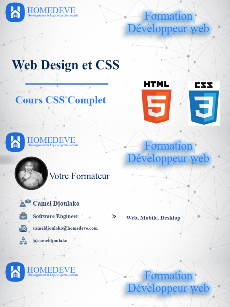3. Web Design et CSS | PDF | Programmation web | Html