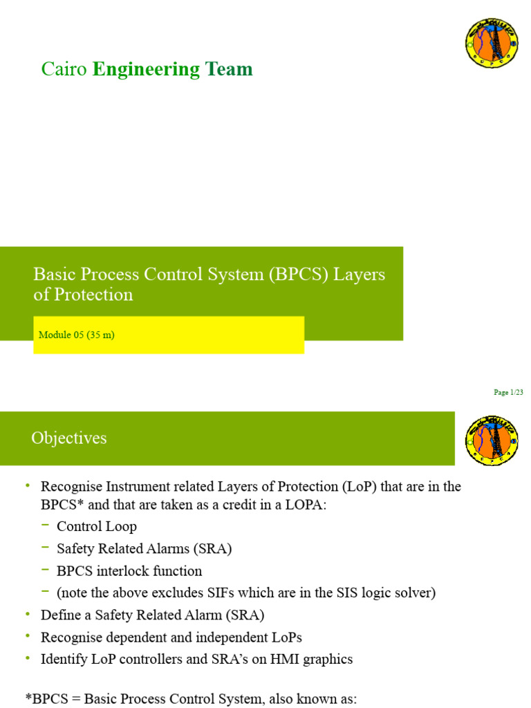 BPCS Layers of Protection Overview | PDF