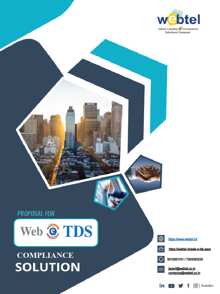4.Web-e-TDS Compliance Solution Proposal | PDF