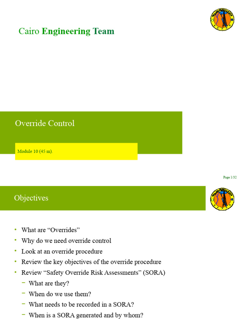 10- Override Control | PDF | Risk | Risk Assessment
