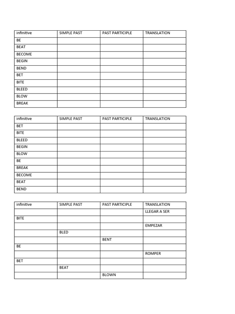Irregular Verbs | PDF | Linguistic Typology | Semantic Units