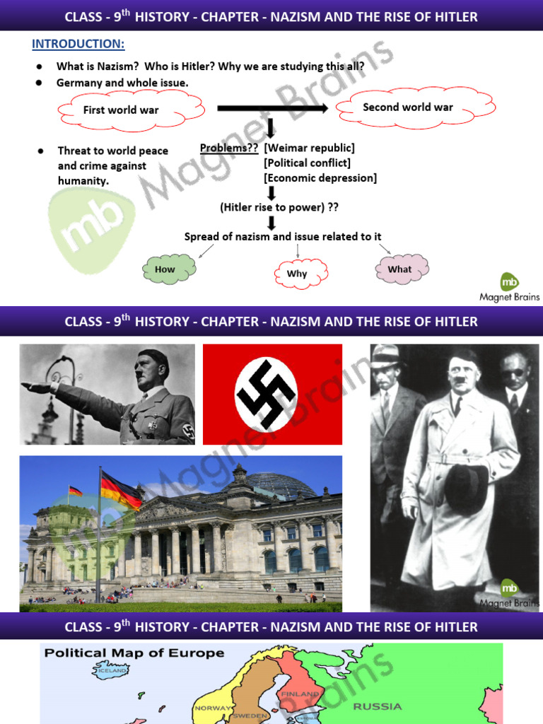 9th History - Chapter 3 Nazism and The Rise of Hitler | PDF | Nazi ...