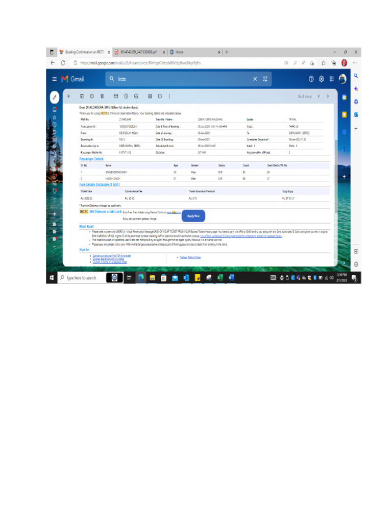 Ticket Merged Merged | Download Free PDF | Identity Document | Invoice