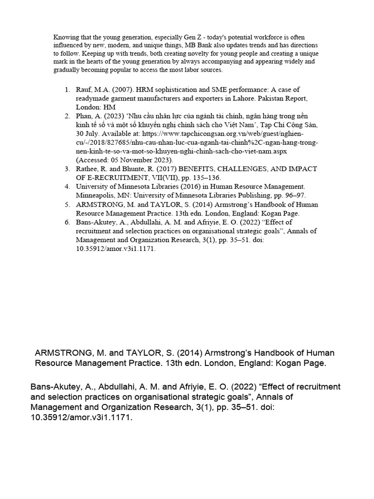 Knowing That The Young Generation | PDF