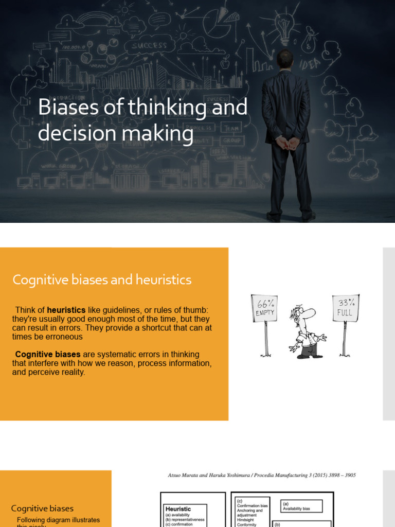 Cognitive Biases and Heuristics Overview | PDF | Heuristic | Epistemology Of Science