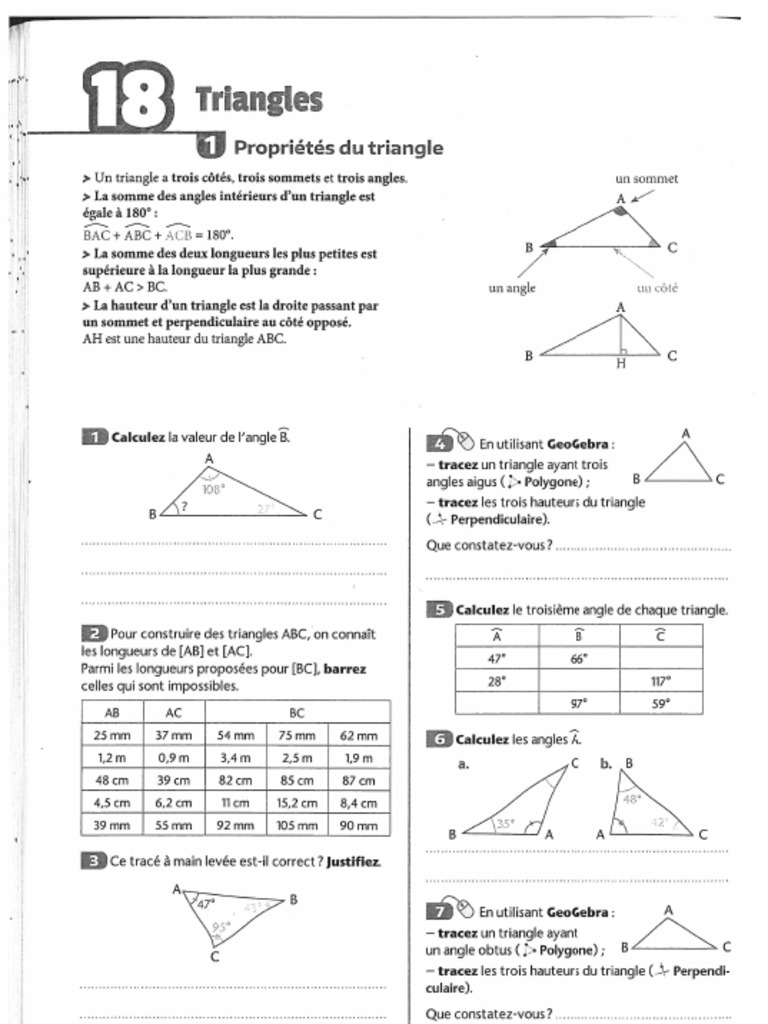 18 Triangles | PDF