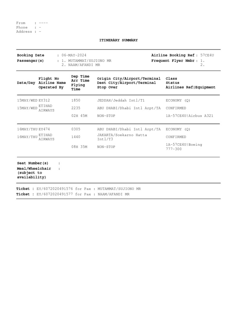 Itin 57CE4U | PDF | Business